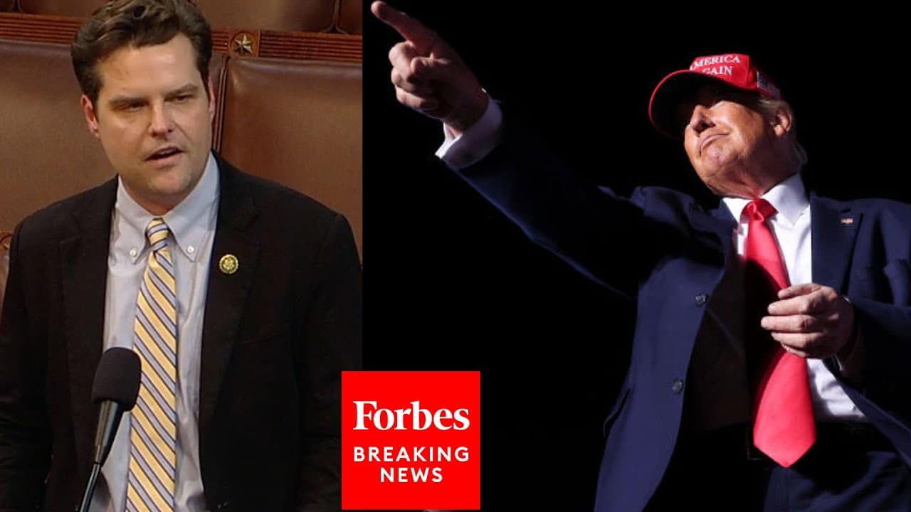 Matt Gaetz Blasts 'Squatter' Kevin McCarthy, Formally Nominates Trump ...