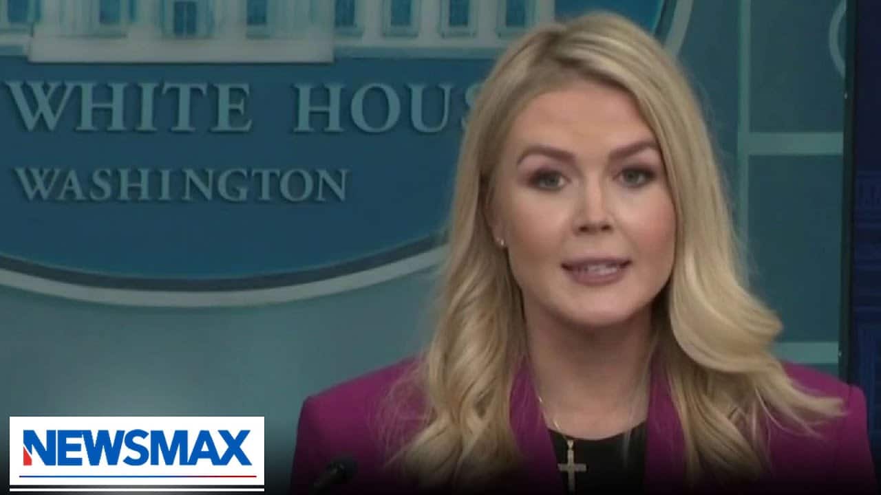 'Legacy media pushes lies': Karoline Leavitt holds first briefing as ...